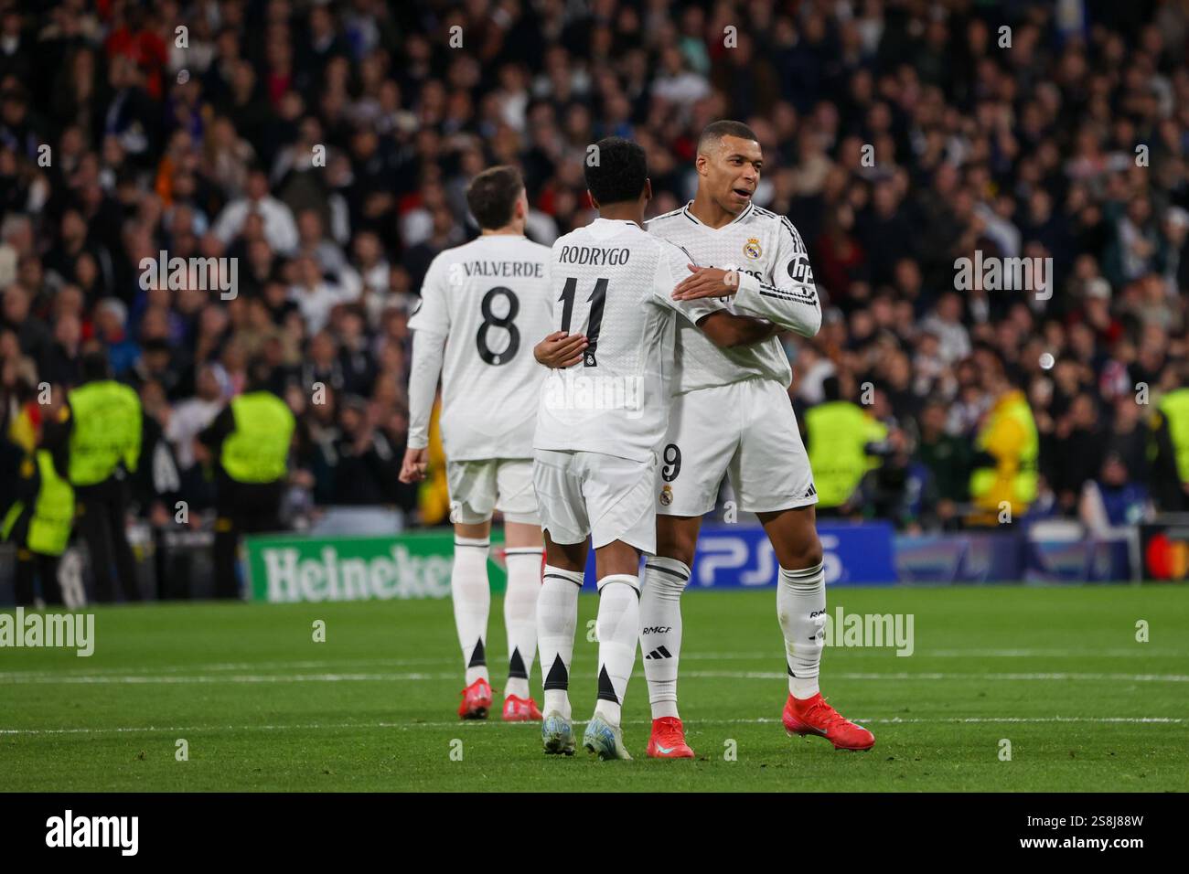 Madrid, Spain. 22nd Jan, 2025. UEFA Champions League matchday 7 between ...