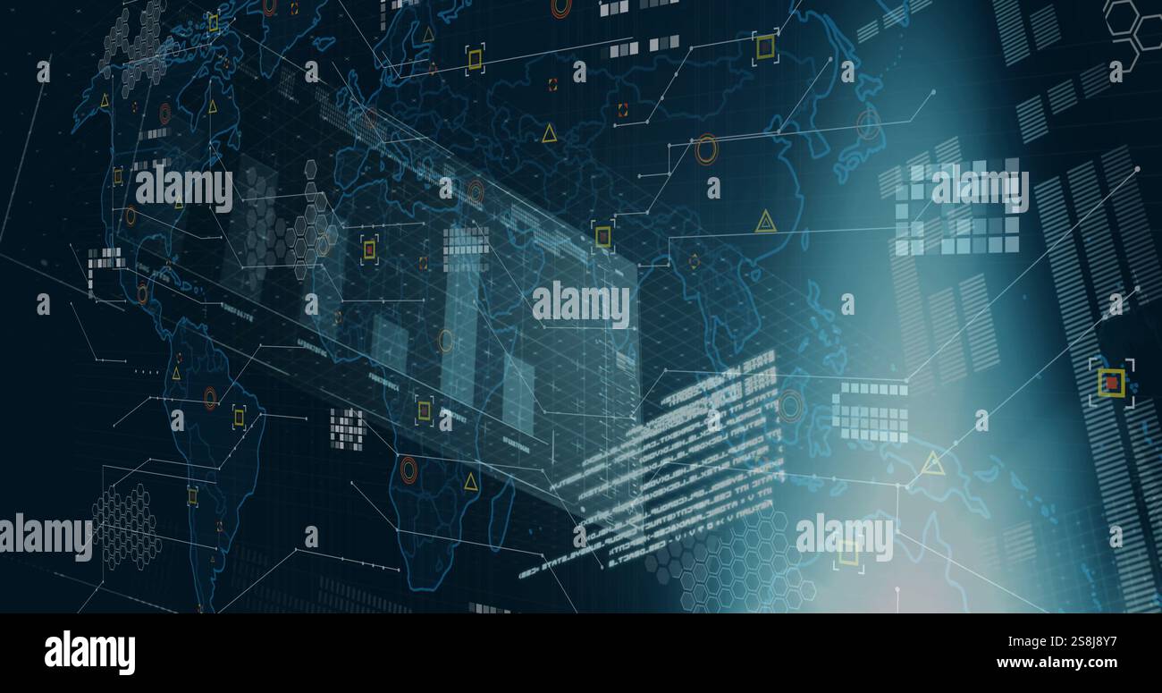 Image diagrams world map hi-res stock photography and images - Alamy