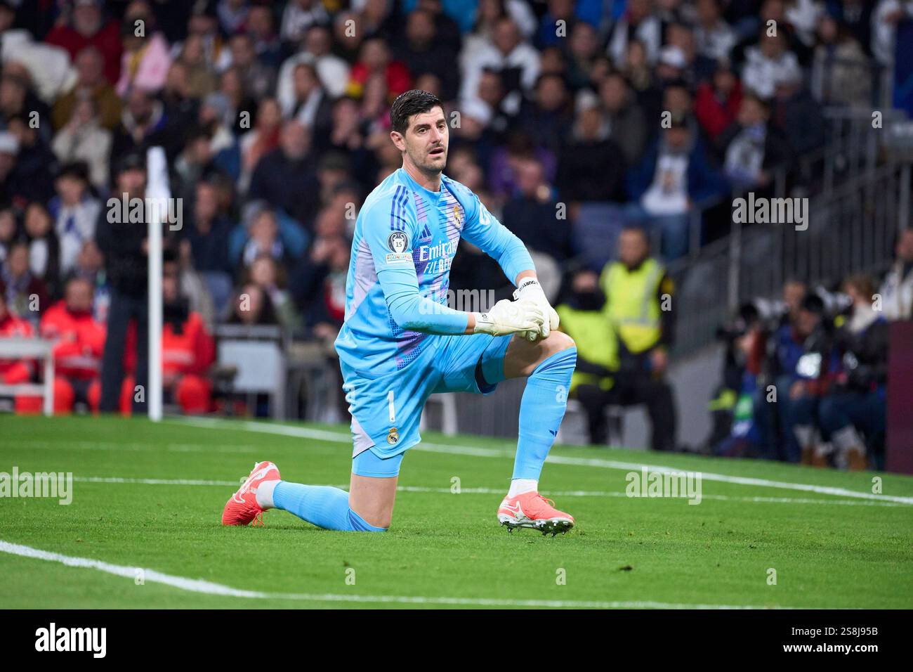 Madrid. Spain. 20250123, Thibaut Courtois (goalkeeper; Real Madrid ...