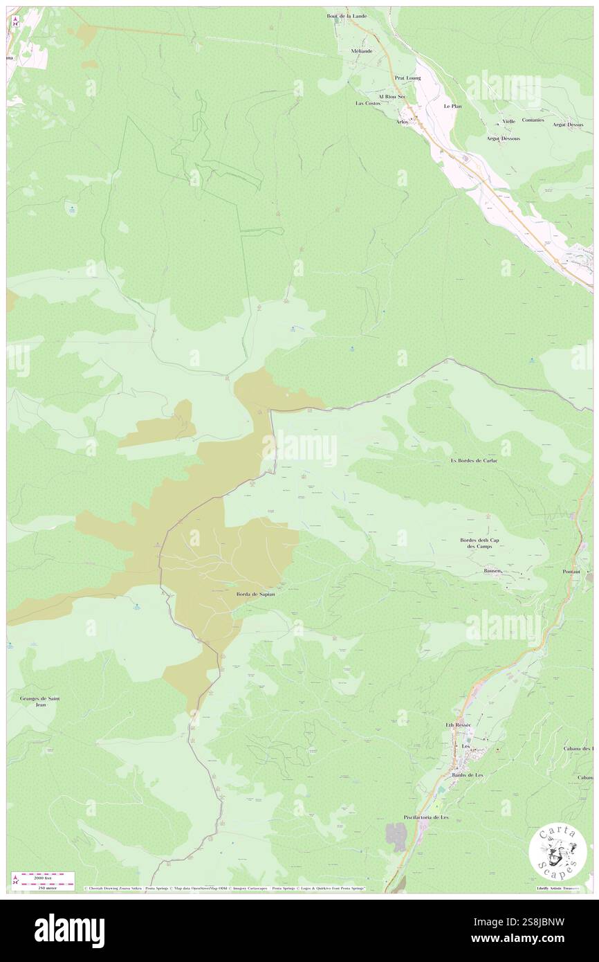 Tuc deth Plan der Ome, Província de Lleida, ES, Spain, Catalonia, N 42 ...