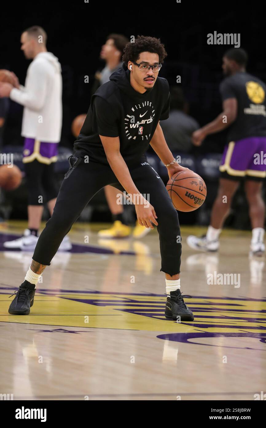 LOS ANGELES, CA - JANUARY 21: Washington Wizards guard Jordan Poole (13 ...