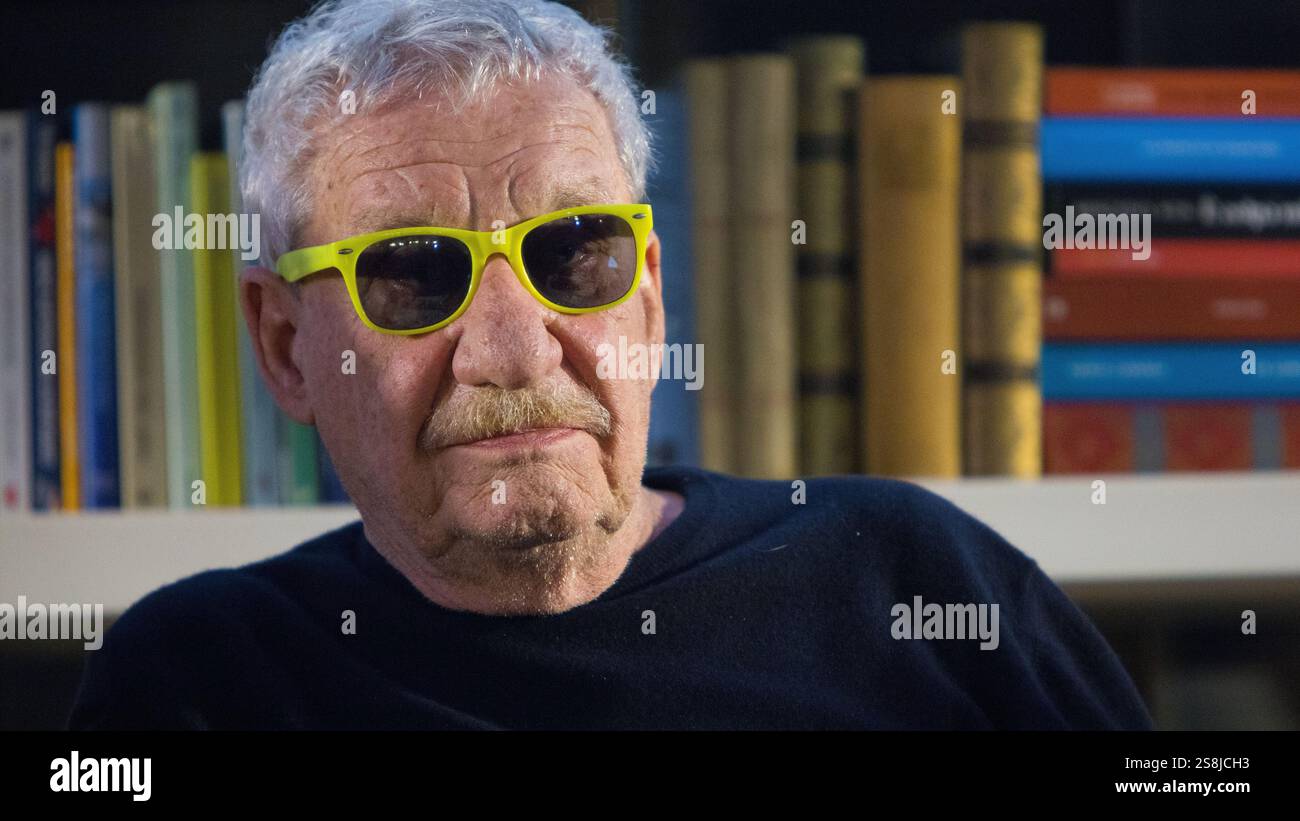 Torino, Italy. 22nd Jan, 2025. Italian musician Paolo Conte at "Circolo ...