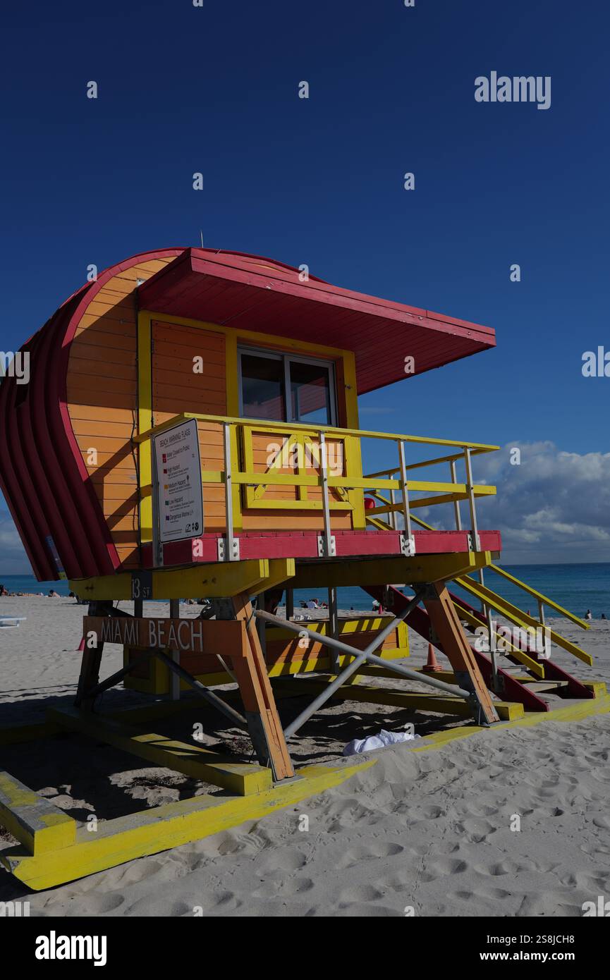 The iconic Lifeguard Huts along Miami Beach, designed by William Lane ...