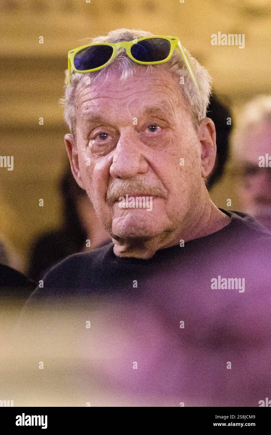 Torino, Italy. 22nd Jan, 2025. Italian musician Paolo Conte at "Circolo ...