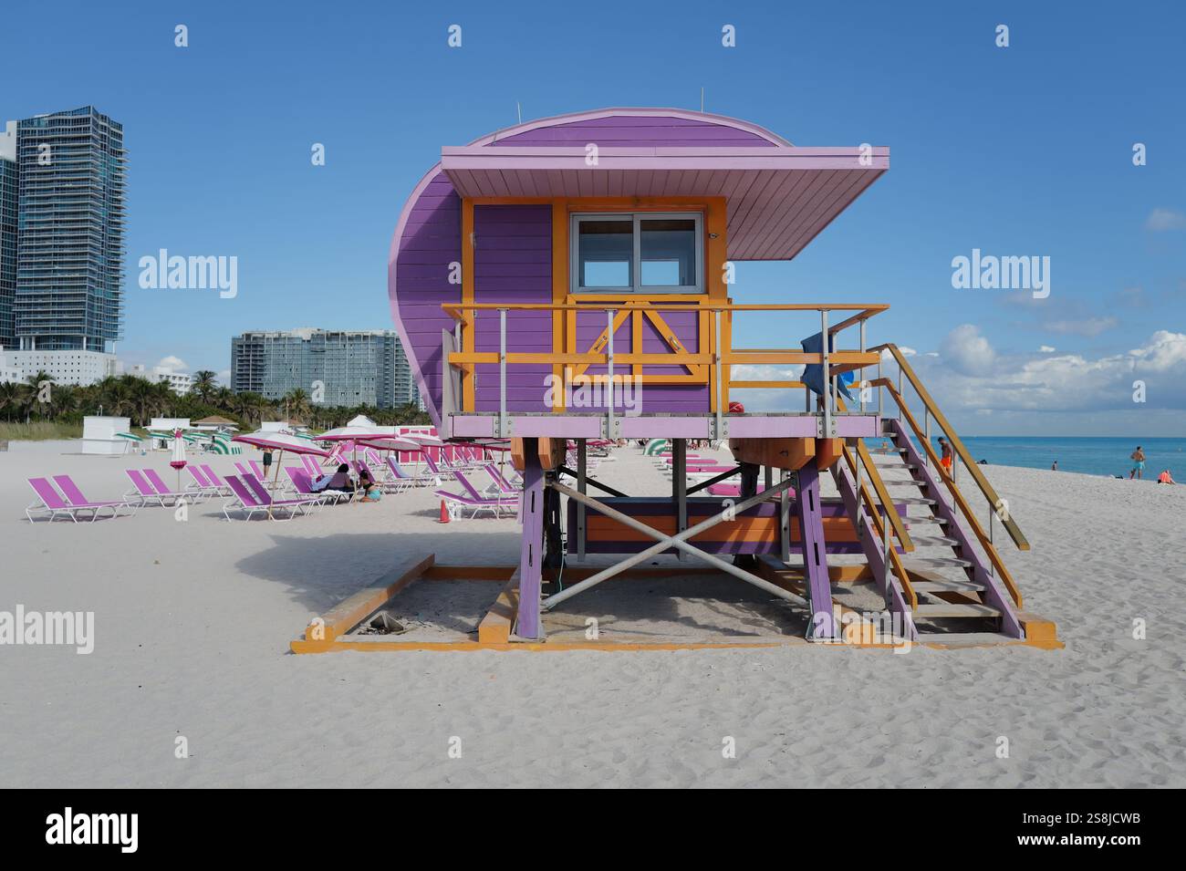 The iconic Lifeguard Huts along Miami Beach, designed by William Lane ...