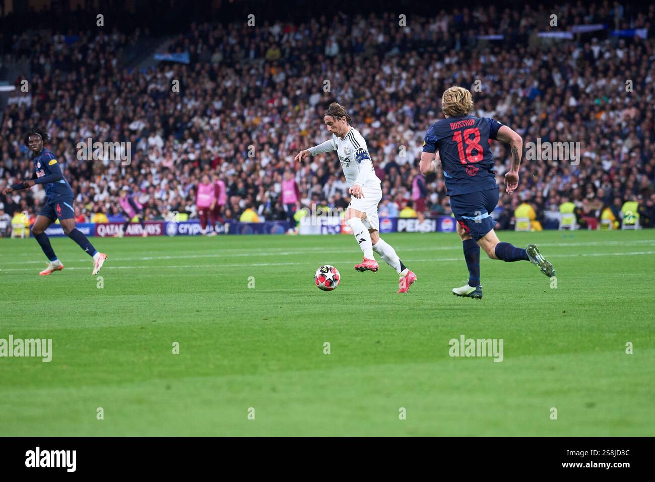 Luka Modric (midfielder; Real Madrid) during the UEFA Champions League ...