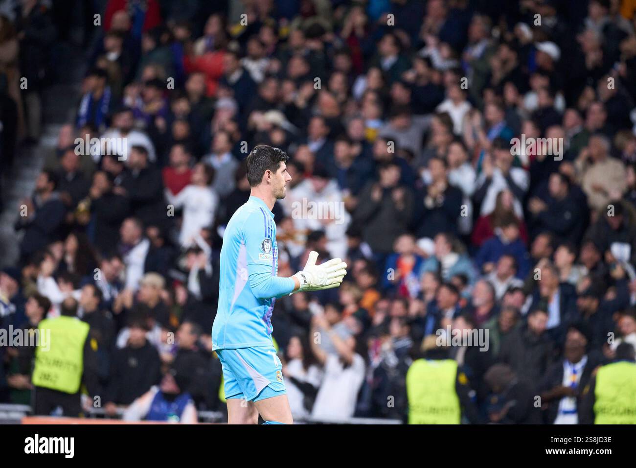 Thibaut Courtois (goalkeeper; Real Madrid) during the UEFA Champions ...