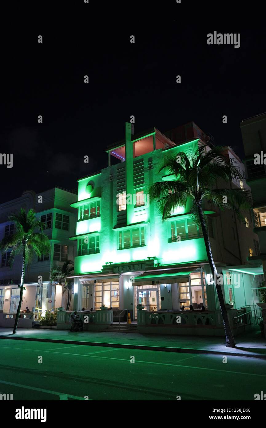 Miami Beach is world-famous for its Art Deco architecture, as seen in ...