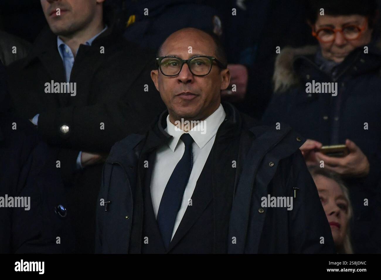 French football federation president Philippe Diallo attends the UEFA ...