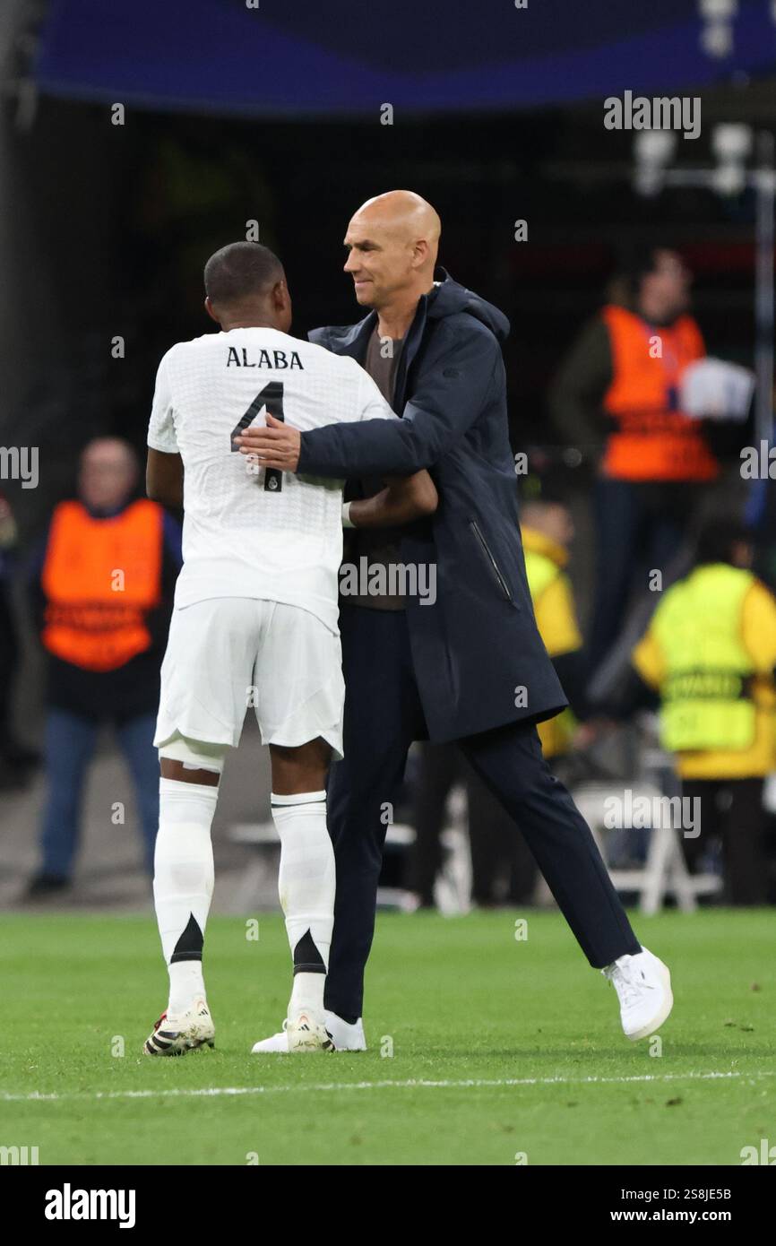 Madrid, Spain. 22nd Jan, 2025. MADRID, SPAIN - JANUARY 22: David Alaba ...