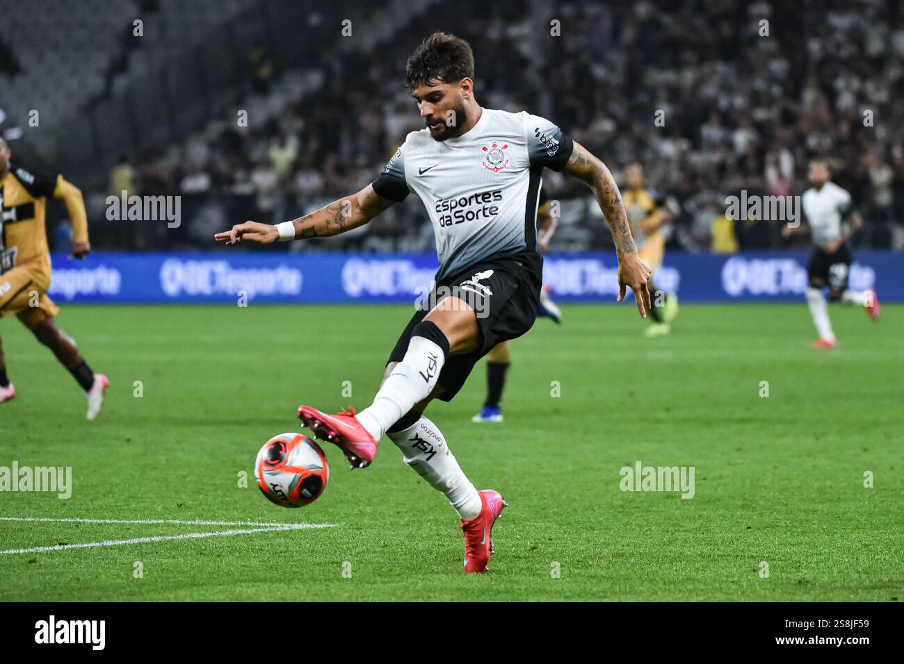 Sao Paulo, Brazil. 22nd Jan, 2025. Yuri Alberto, Corinthians player ...