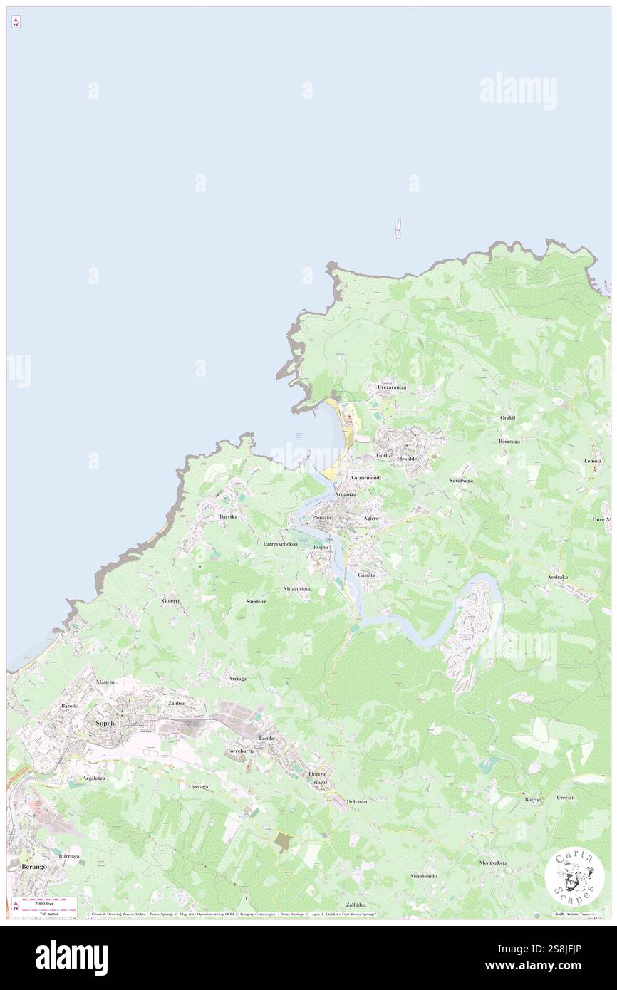 Ria de Plencia, , ES, Spain, Basque Country, N 43 24' 42'', S 2 57' 0 ...