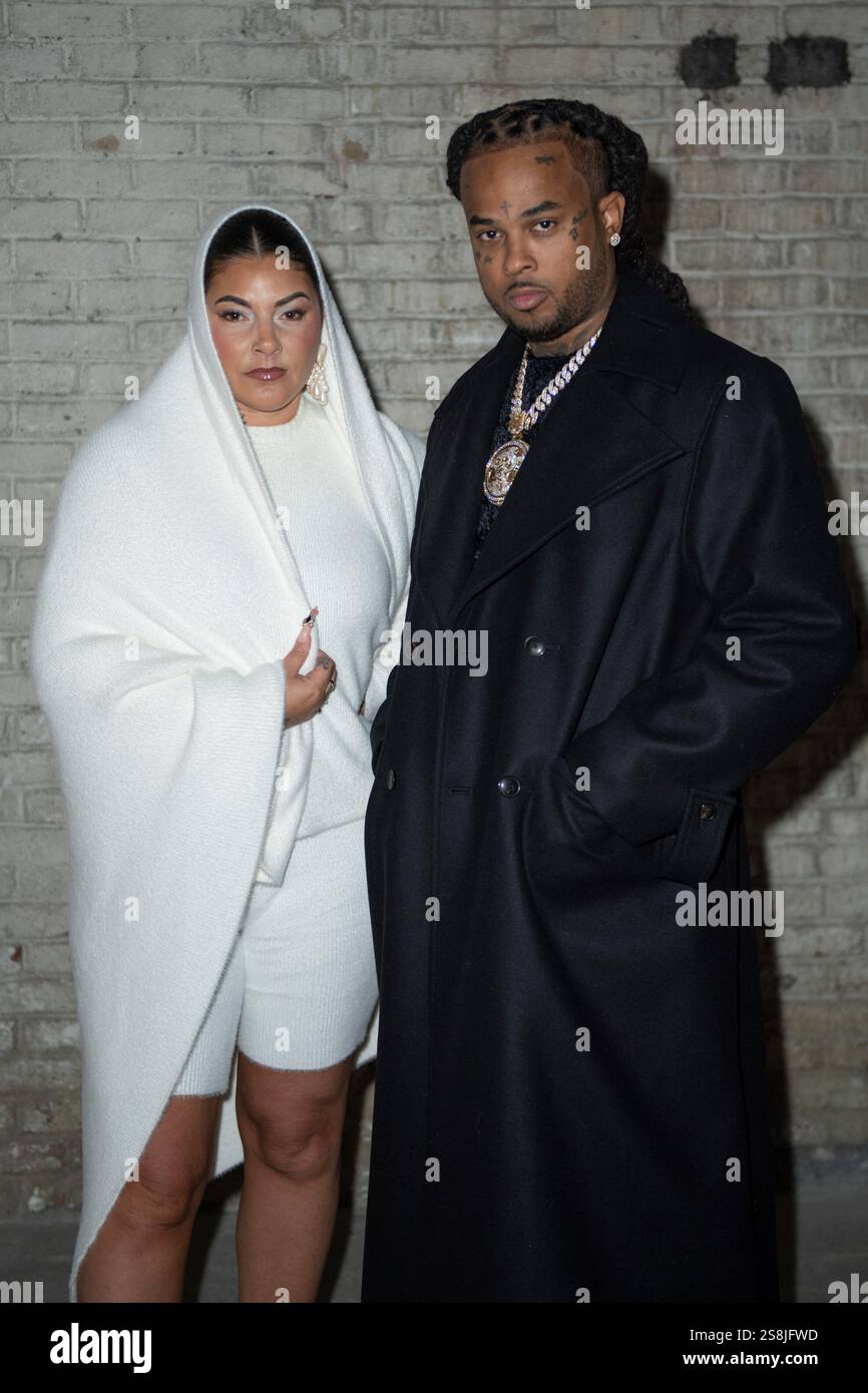 Paris, France. 22nd Jan, 2025. Clara Kata and Kalash attending the LGN ...