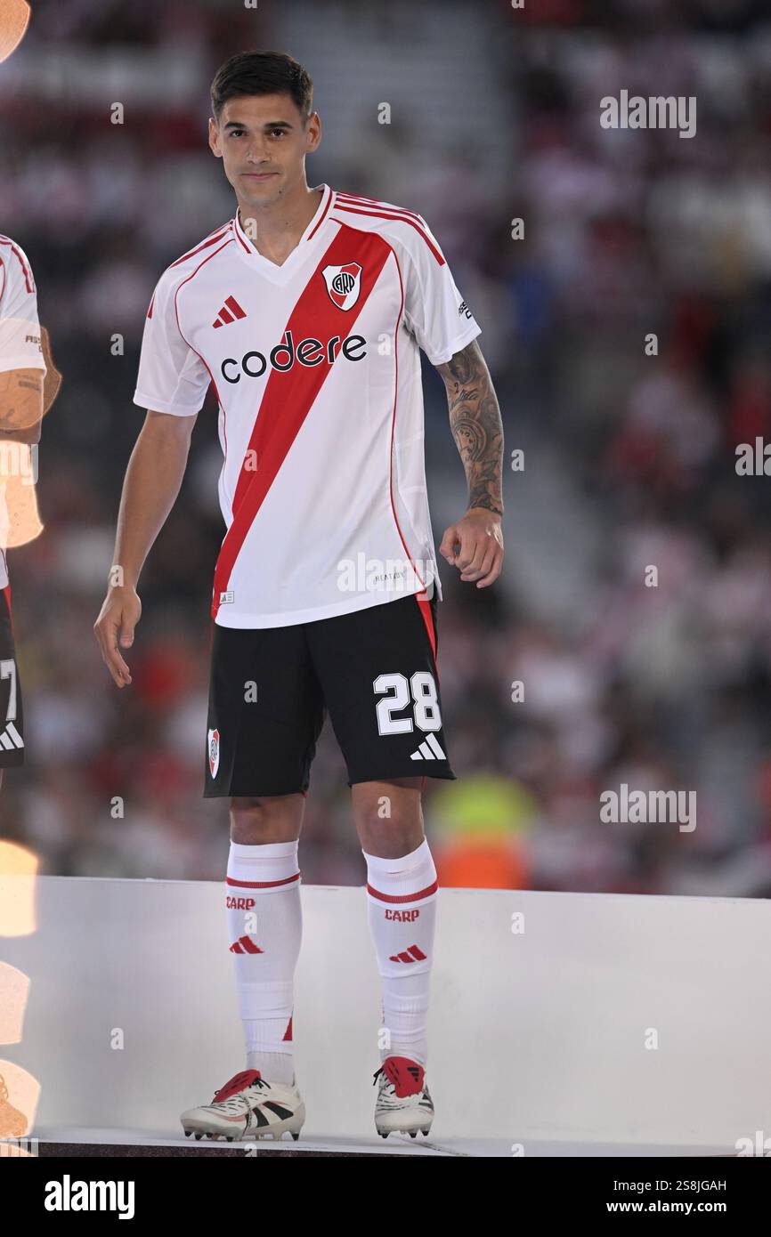 BUENOS AIRES, ARGENTINA - JANUARY 21: Lucas Martinez Quarta of River ...