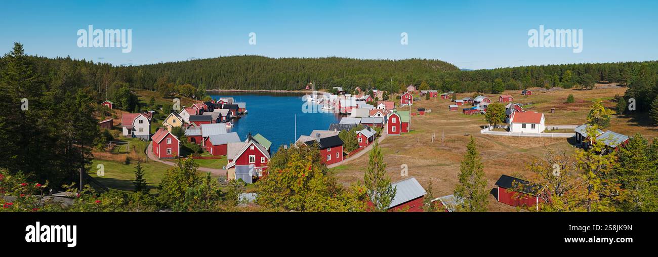 Fishing Village, Grisslan, Angermanland, Sweden Stock Photo - Alamy