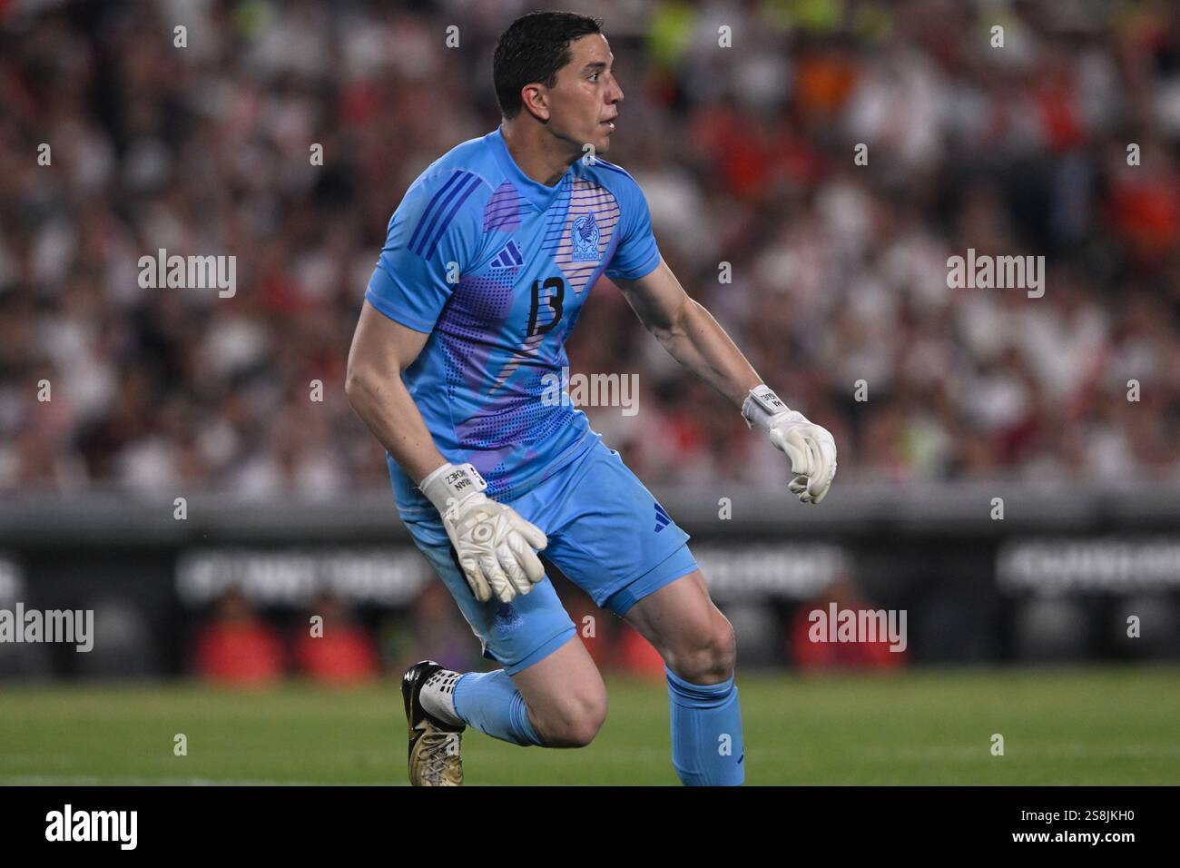 BUENOS AIRES, ARGENTINA - JANUARY 21: goalkeeper Andres Sanchez ...