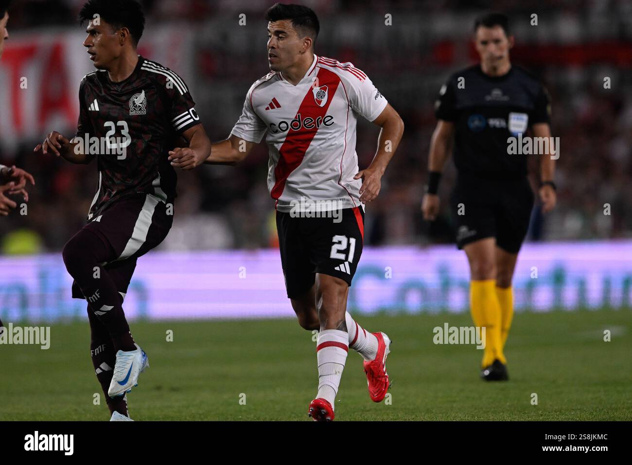 BUENOS AIRES, ARGENTINA - JANUARY 21: Marcos Acuna during a ...