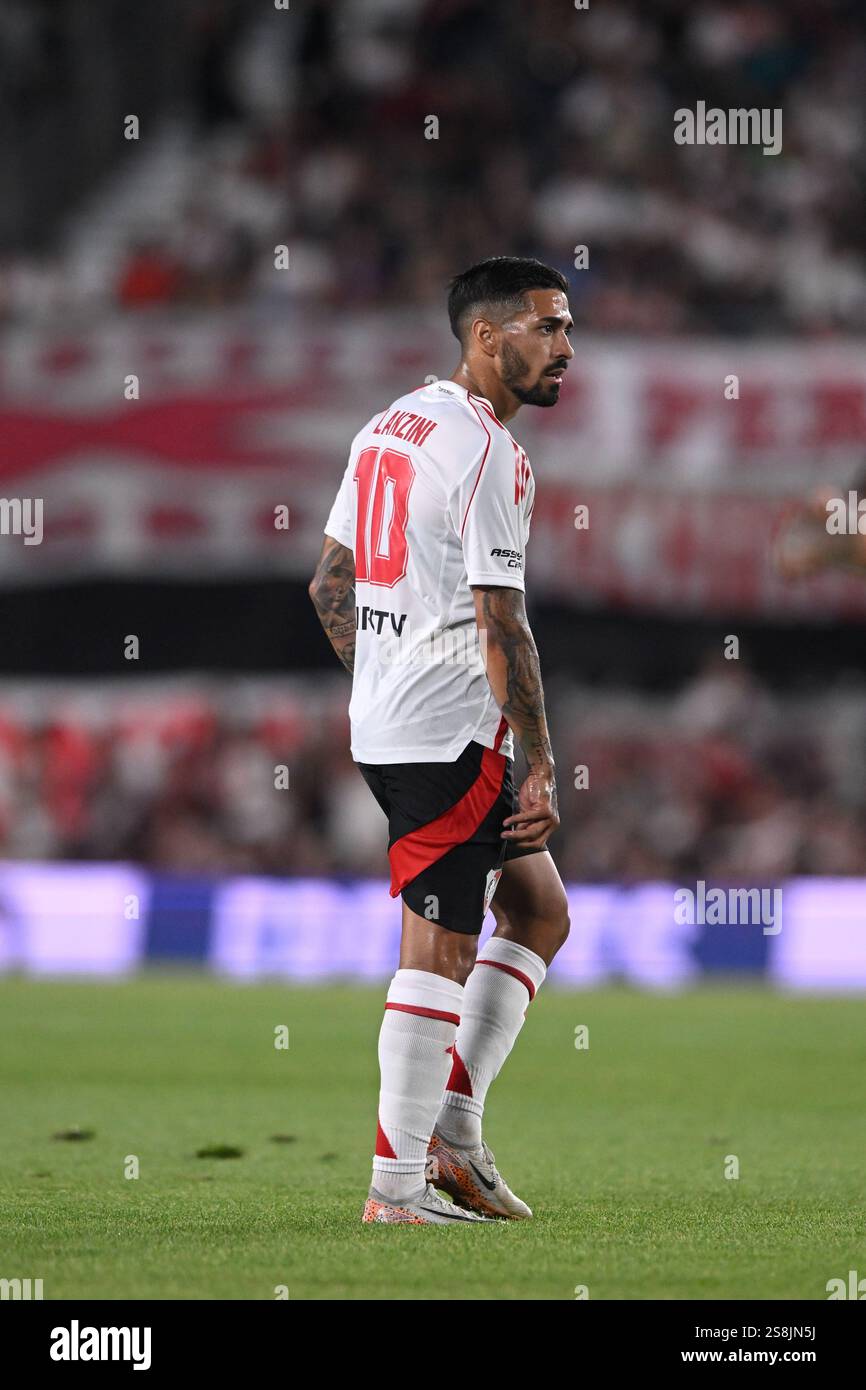 BUENOS AIRES, ARGENTINA - JANUARY 21: Manuel Lanzini of River Plate ...