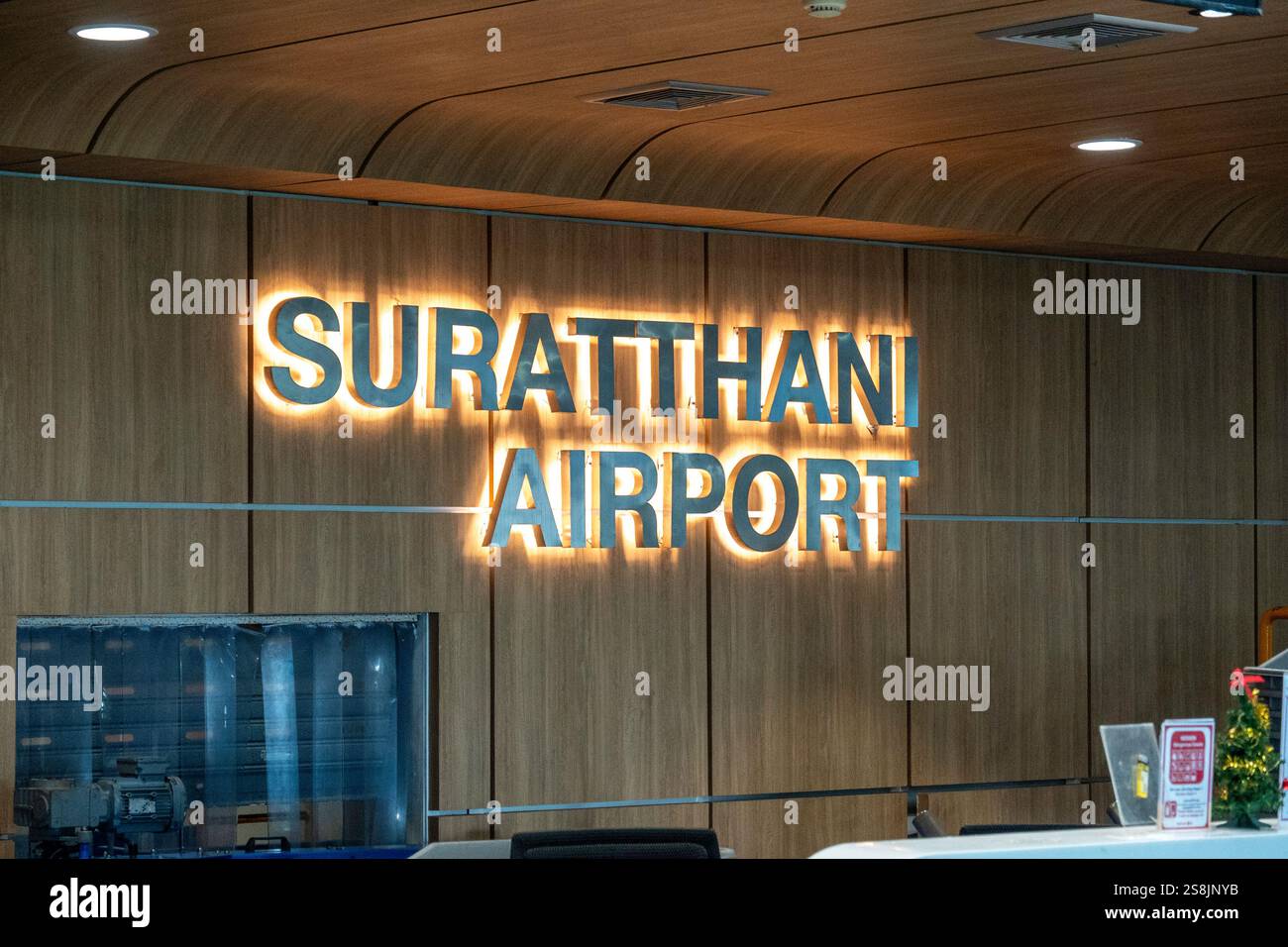 Bangkok, thailand - Dec 25 2024: Surat Thani Airport welcoming ...