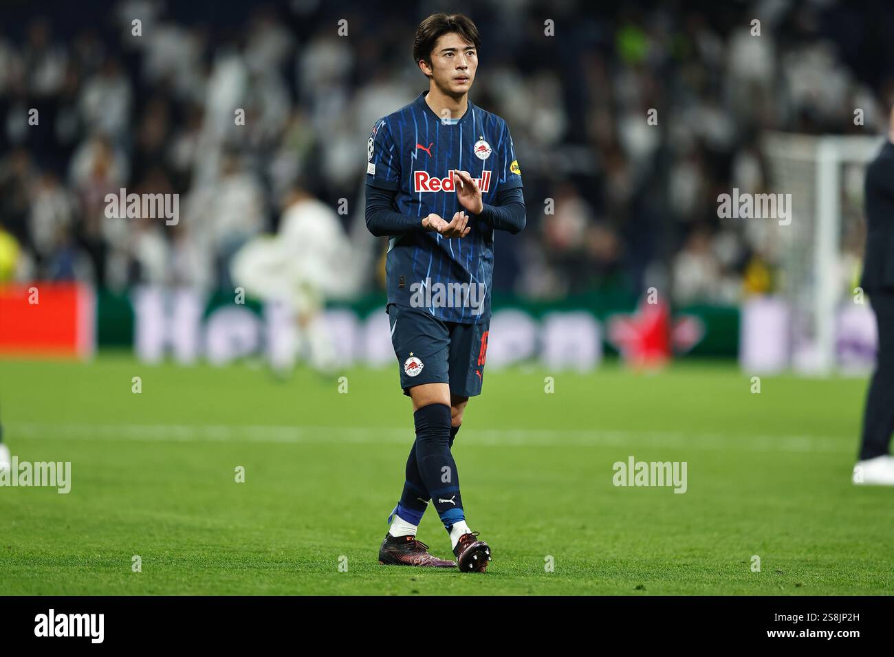 Madrid, Spain. 22nd Jan, 2025. Takumu Kawamura (Salzburg) Football/Soccer : UEFA "Champions ...