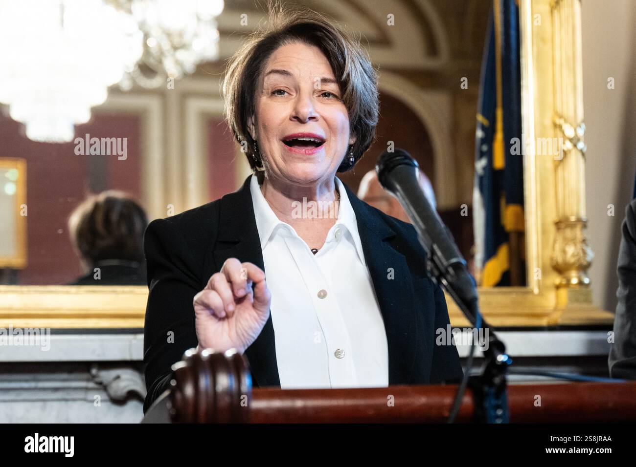Washington, United States. 22nd Jan, 2025. U.S. Senator Amy Klobuchar ...