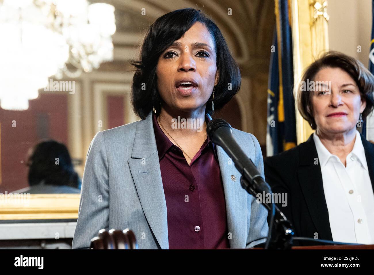 Washington, United States. 22nd Jan, 2025. U.S. Senator Angela ...