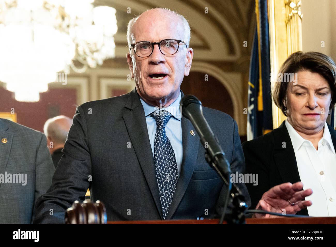Washington, United States. 22nd Jan, 2025. U.S. Senator Peter Welch (D ...