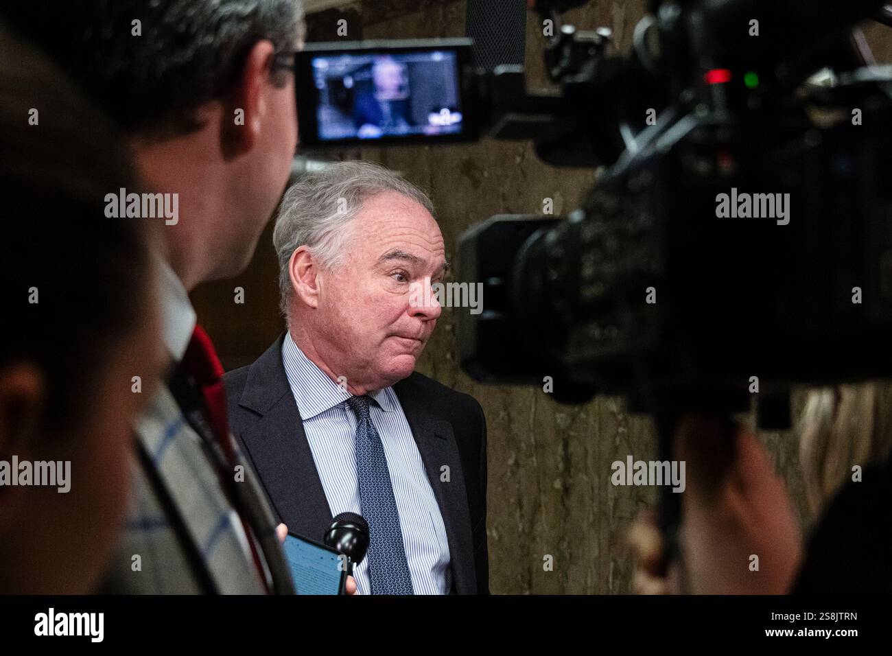 Washington Dc, New York, USA. 22nd Jan, 2025. Senator Tim Kaine after ...