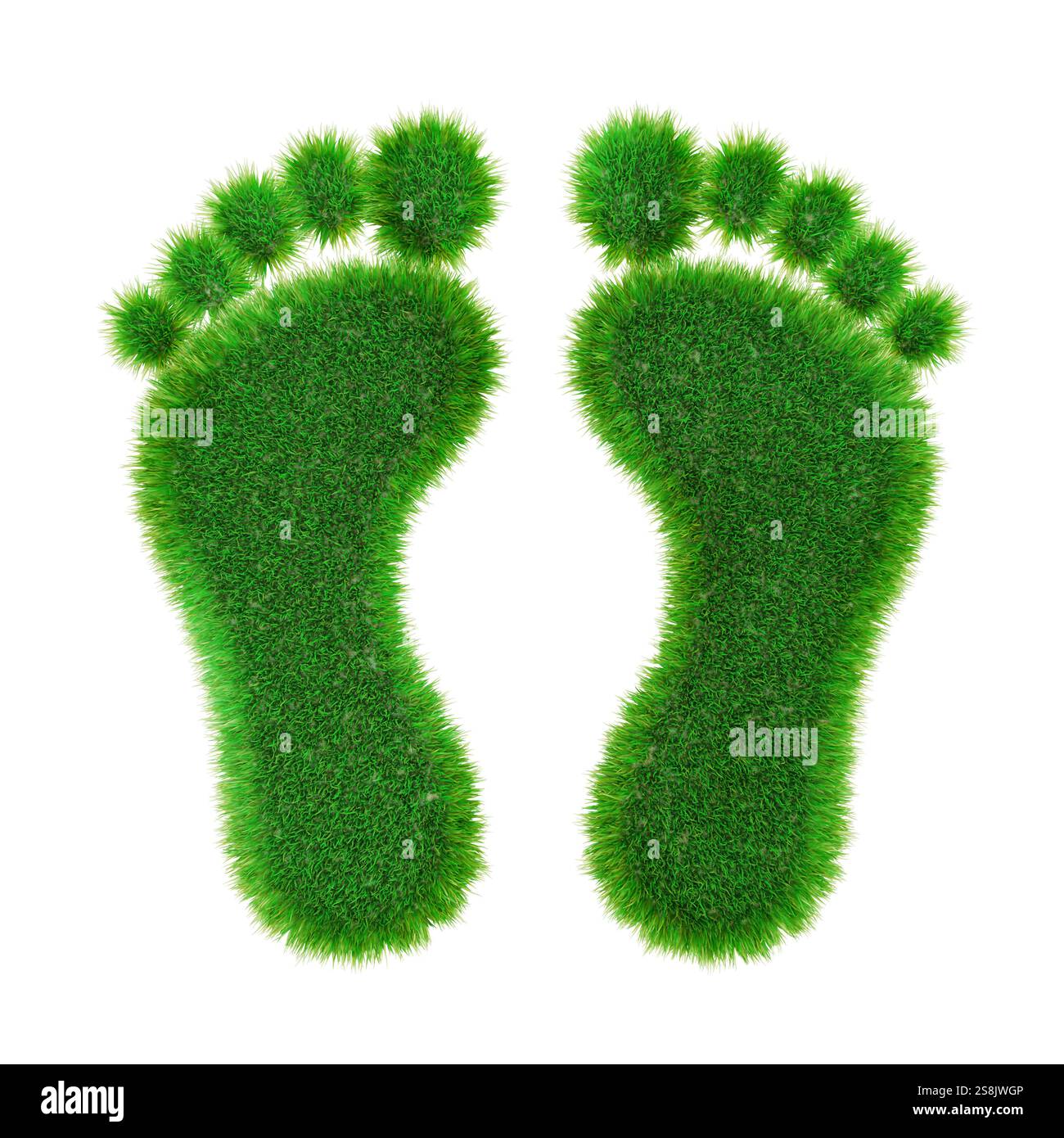 Recycling symbol footprints illustration hi-res stock photography and ...
