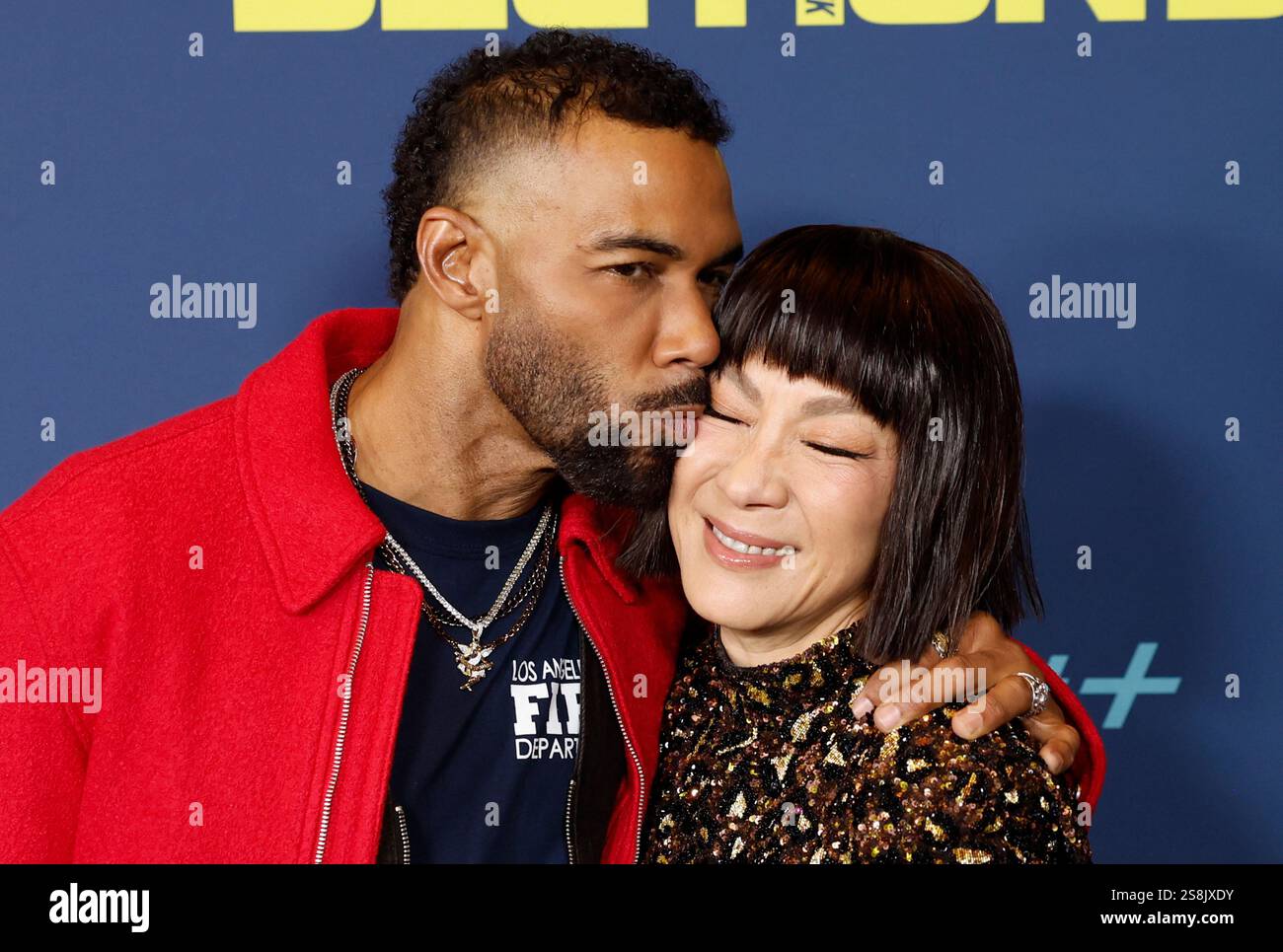 New York, United States. 22nd Jan, 2025. Omari Hardwick and Michelle ...