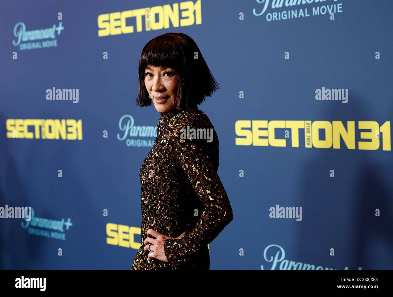 New York, United States. 22nd Jan, 2025. Michelle Yeoh arrives on the ...