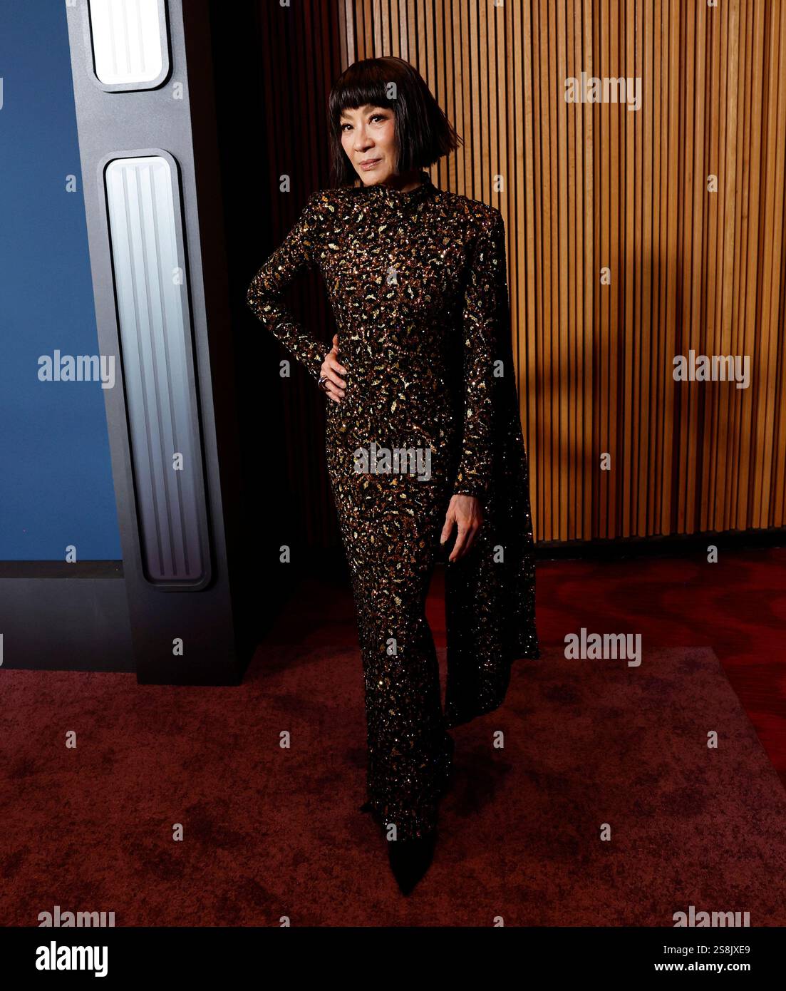 New York, United States. 22nd Jan, 2025. Michelle Yeoh arrives on the ...