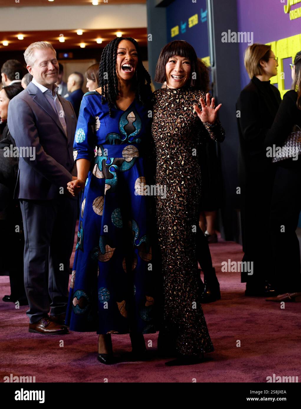 New York, United States. 22nd Jan, 2025. Michelle Yeoh and Sonequa ...