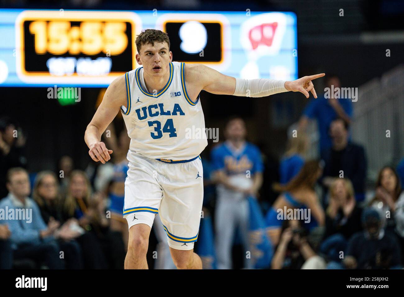 UCLA Bruins forward Tyler Bilodeau (34) during a NCAA basketball game ...
