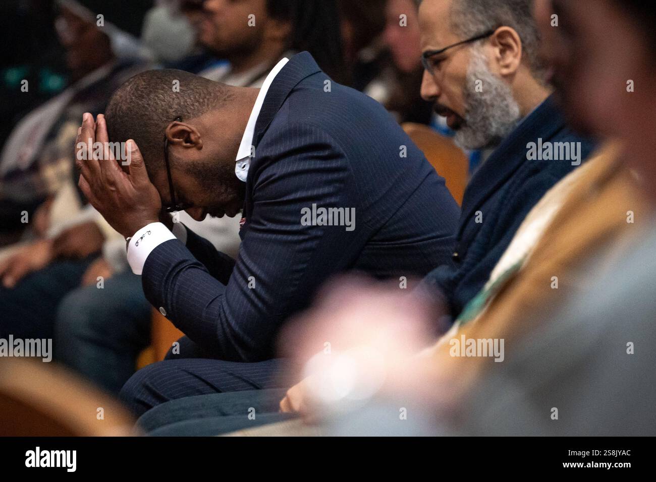 Nashville, Tennessee, USA. 22nd Jan, 2025. Pastor Quentin Michael ...