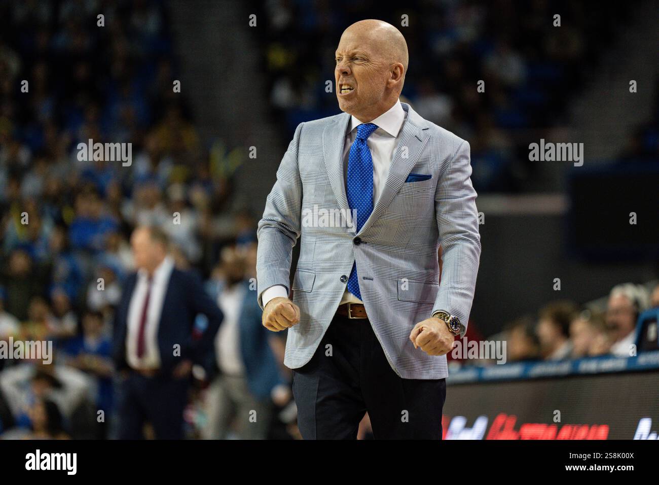 UCLA Bruins head coach Mick Cronin during a NCAA basketball game ...