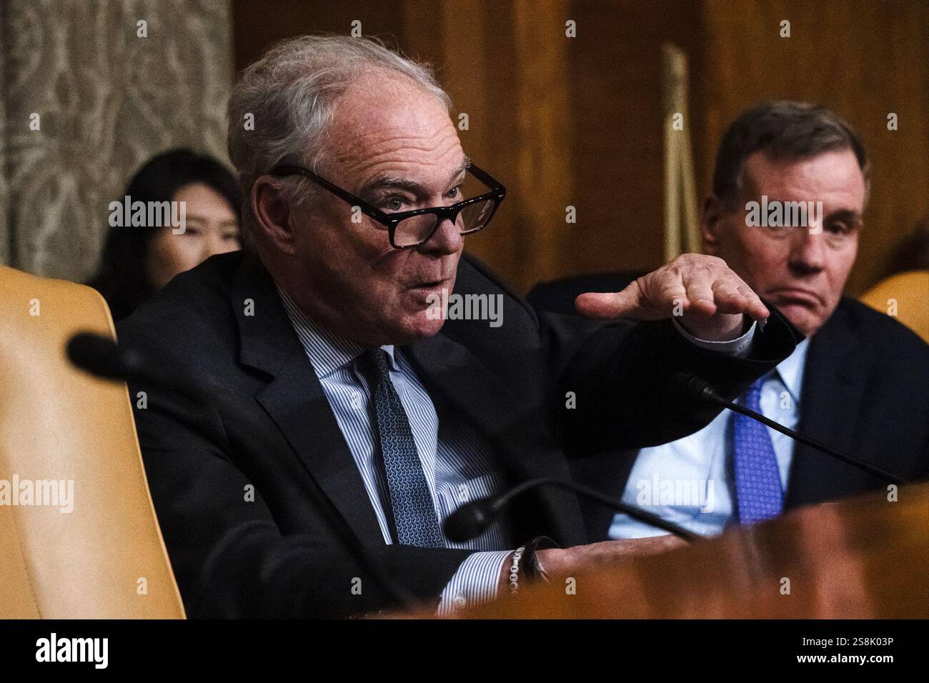 January 22, 2025, Washington Dc, New York, USA: Senator Tim Kaine ...