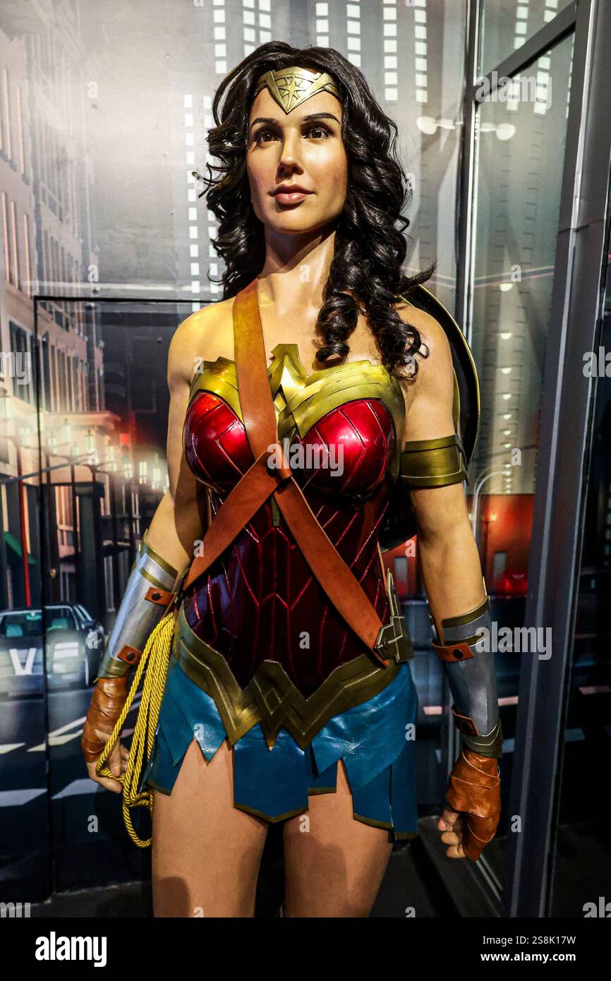 Mujer Maravilla, Wonder Woman in a Wax museum in Mexico City CDMX. It ...