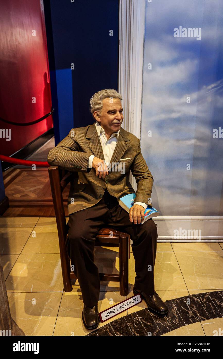 Wax museum in Mexico City CDMX. It exhibits figures and objects modeled ...