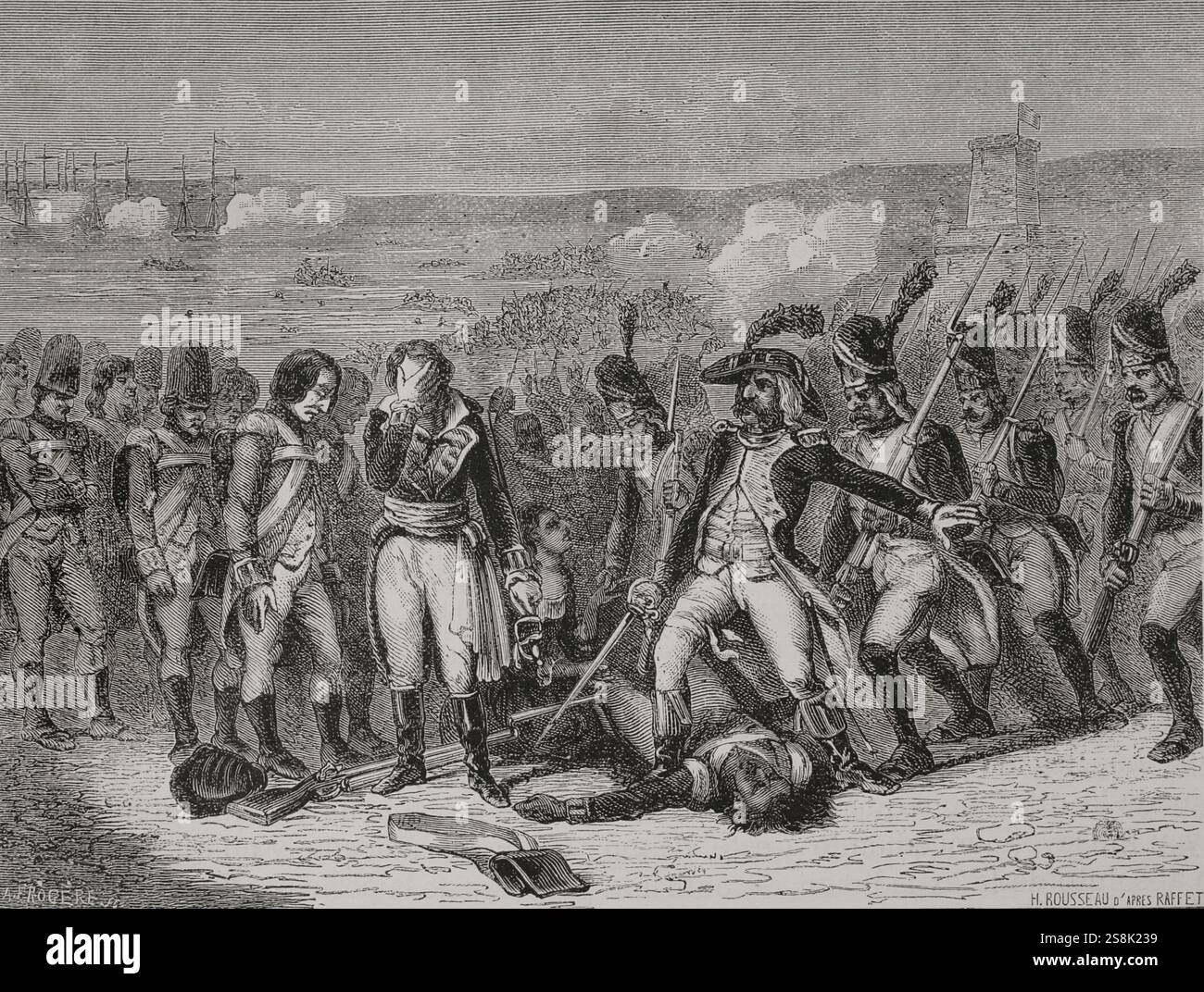 French Revolution. Chouannerie. Battle of Quiberon (23 June to 21 July ...
