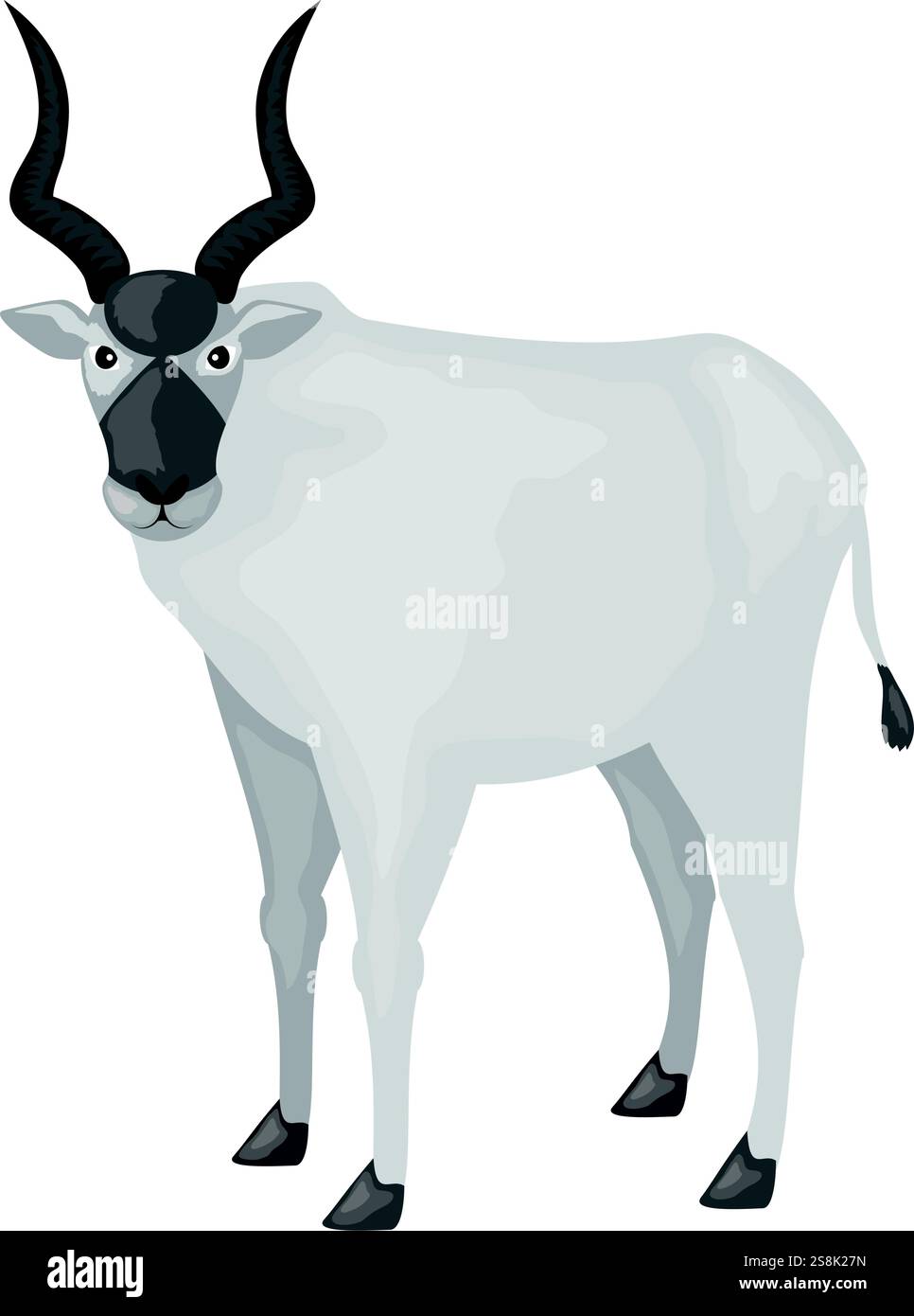 Addax Stock Vector Images - Alamy