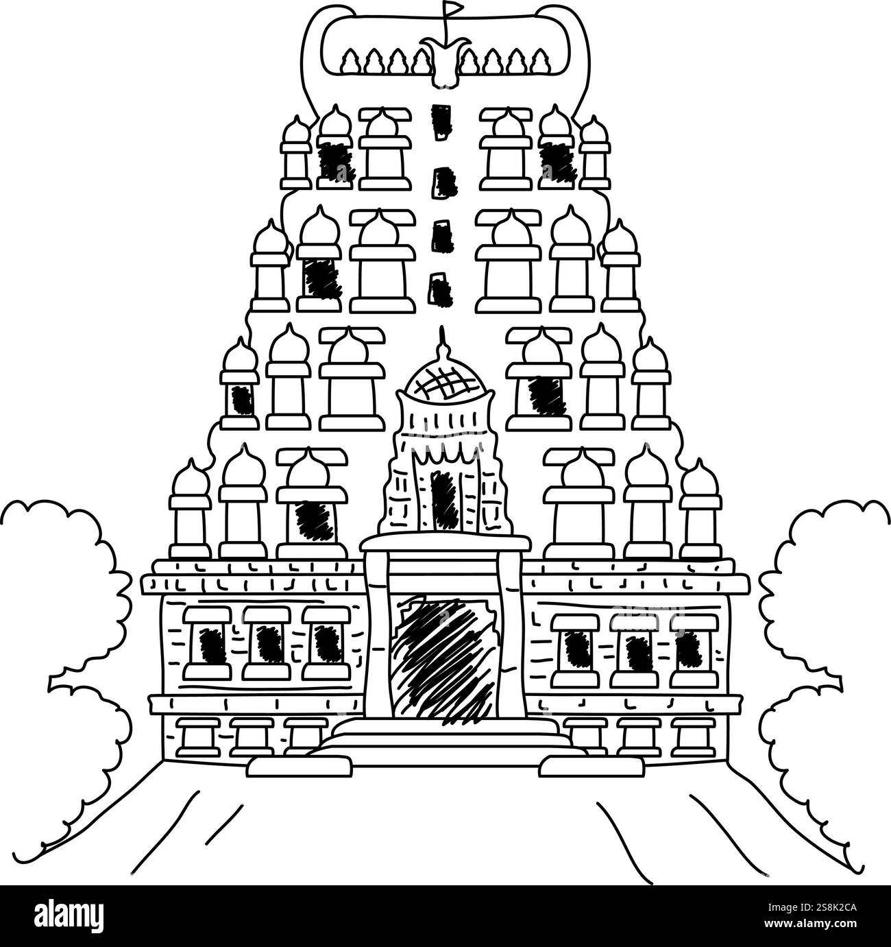 Tirumala tirupati Stock Vector Images - Alamy