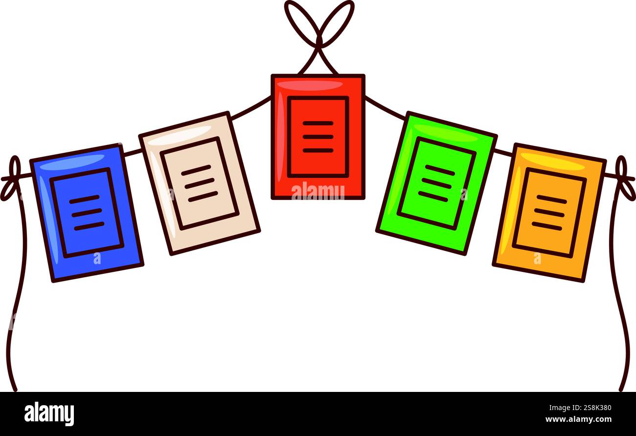 losar tibetan new year bunting Stock Vector Image & Art - Alamy