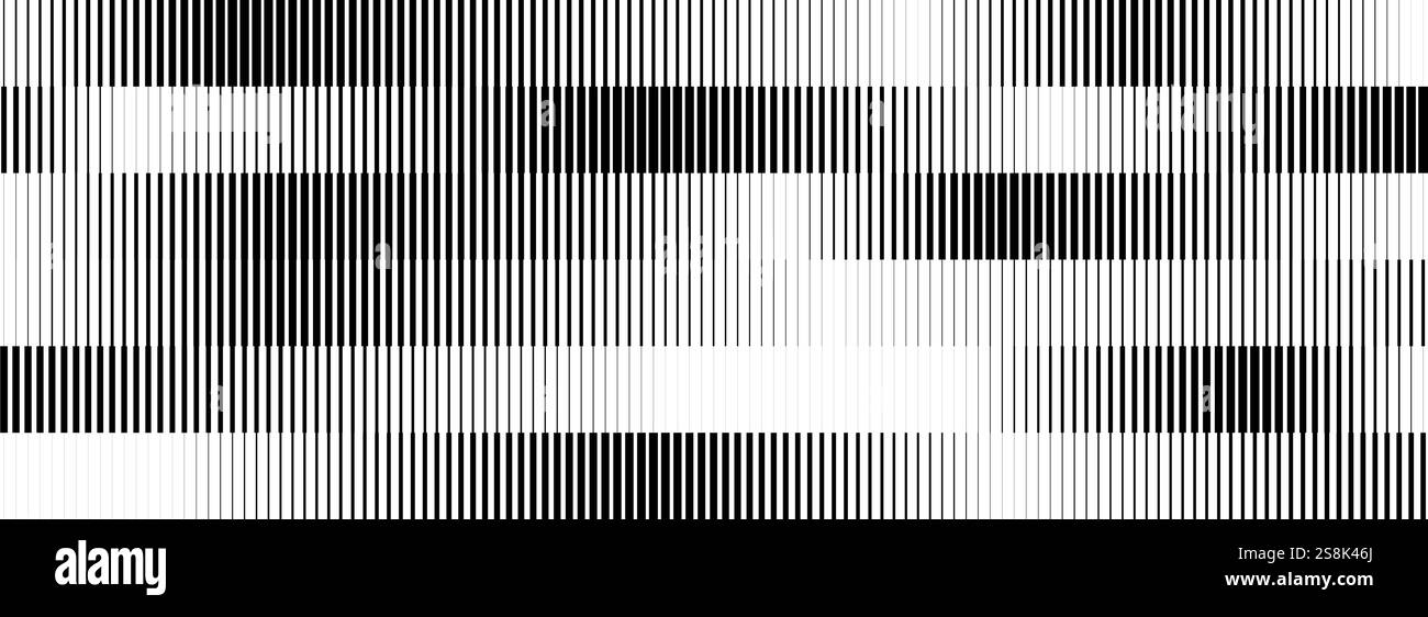 Black and white striped halftone gradient. Fading line gradation ...
