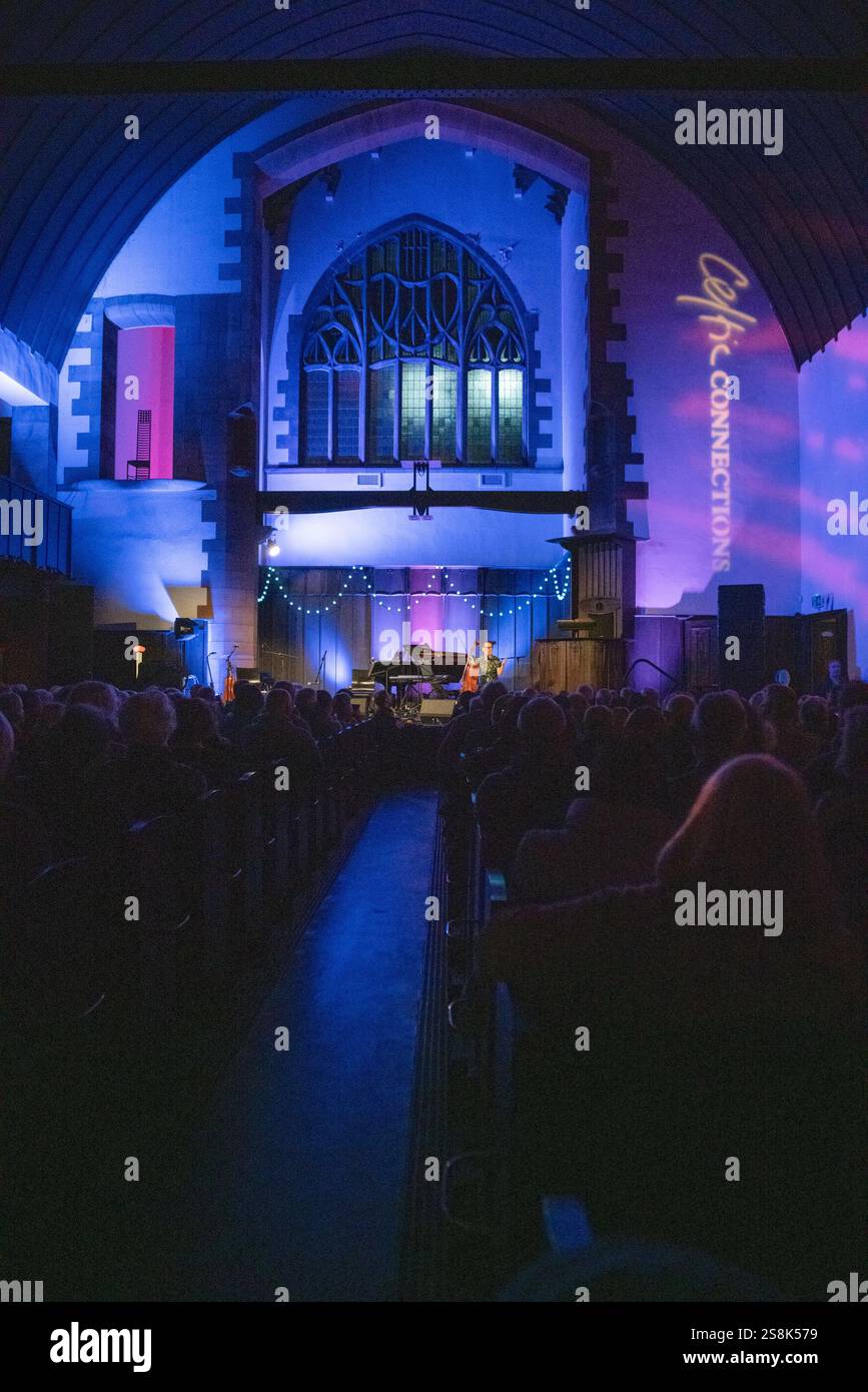 Glasgow Scotland. 21 January 2025. Su a Lee, Korean cellist, gave a ...