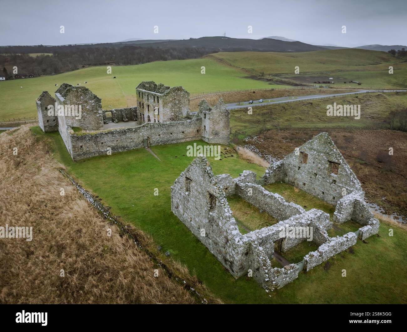 Ruthven Barracks near Ruthven in Badenoch, Scotland Stock Photo - Alamy