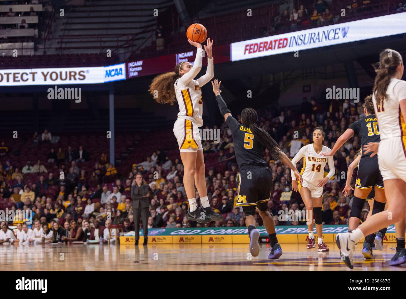Minneapolis, Minnesota, USA. 22nd Jan, 2025. University of Minnesota ...