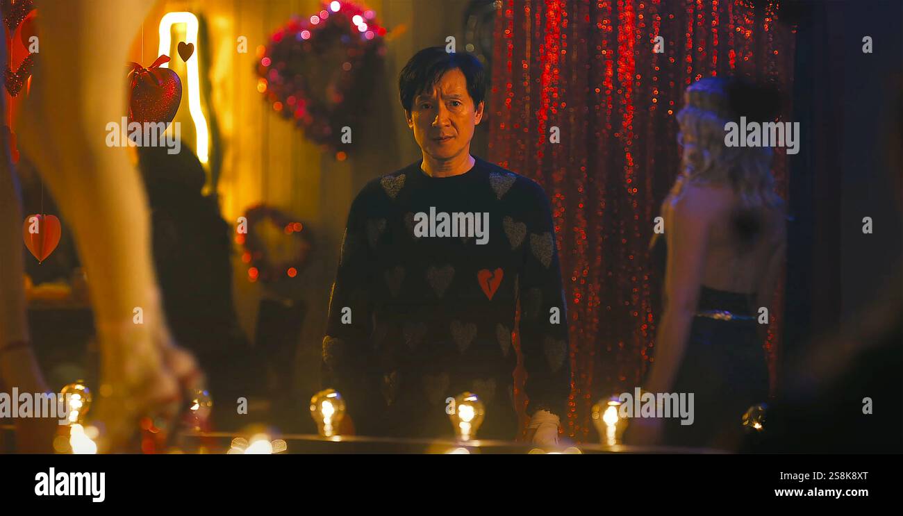 LOVE HURTS - FILM STILLS. 2025 . USA. Ke Huy Quan in Love Hurts - (C)Universal Films - an ...