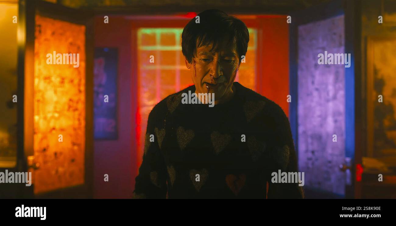 LOVE HURTS - FILM STILLS. 2025 . USA. Ke Huy Quan in Love Hurts - (C)Universal Films - an ...