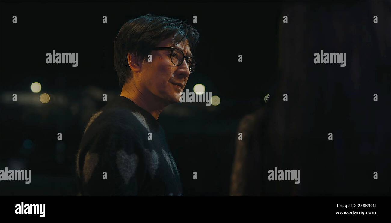 LOVE HURTS - FILM STILLS. 2025 . USA. Ke Huy Quan in Love Hurts - (C)Universal Films - an ...